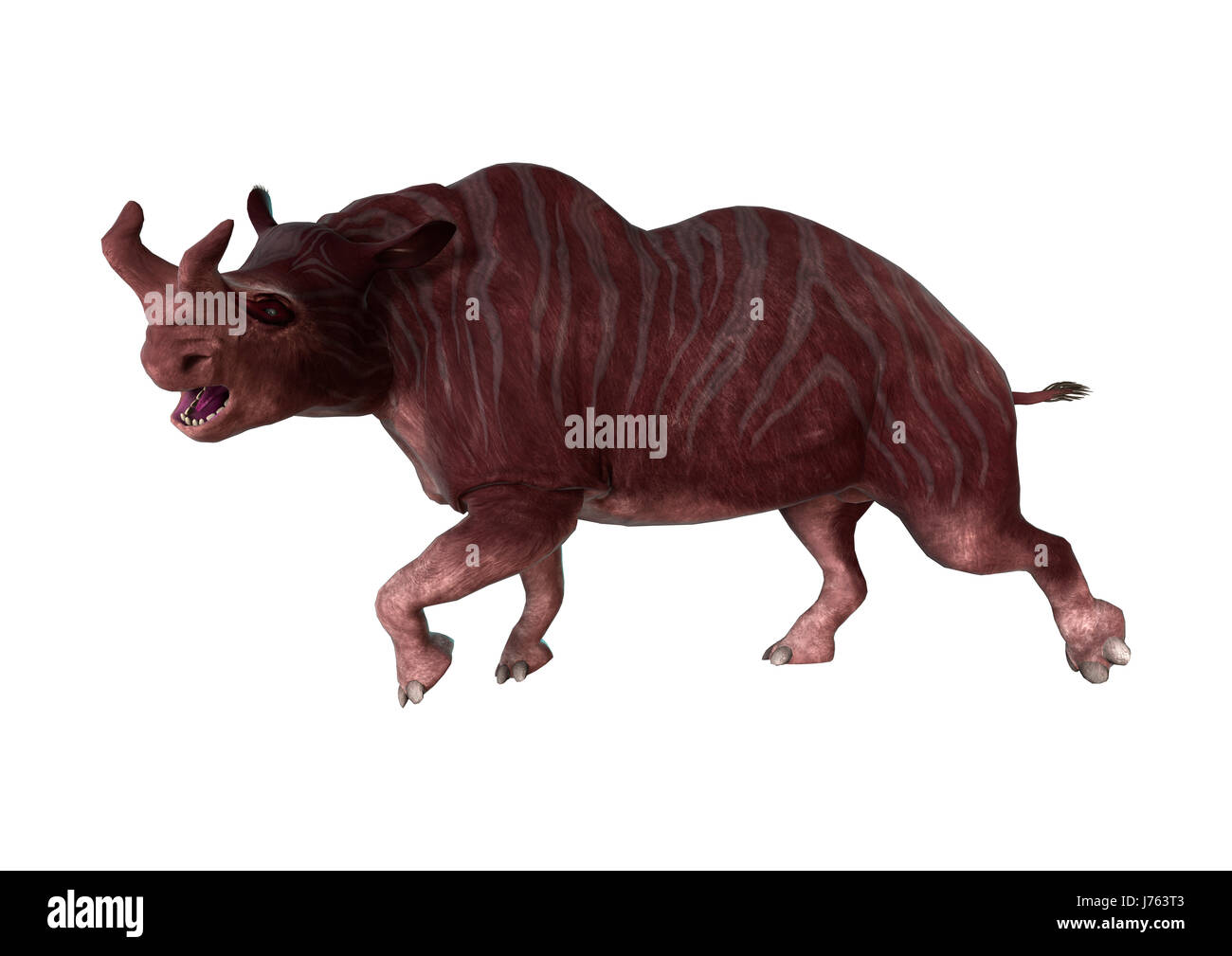 3D digital render of a Kiroi animal isolated on white background Stock ...