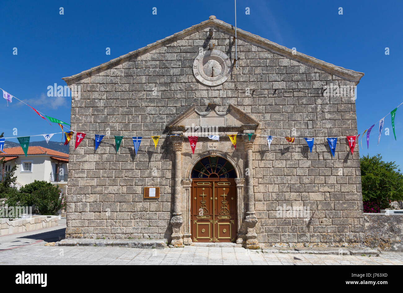 Church of the Evangelistria, Kefalonia, Greece Stock Photo - Alamy