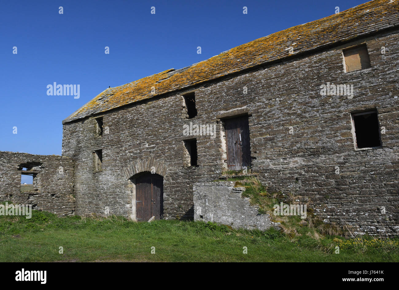 ham mill;farm buildings;water mill;girnal;ham;caithness;scotland Stock ...