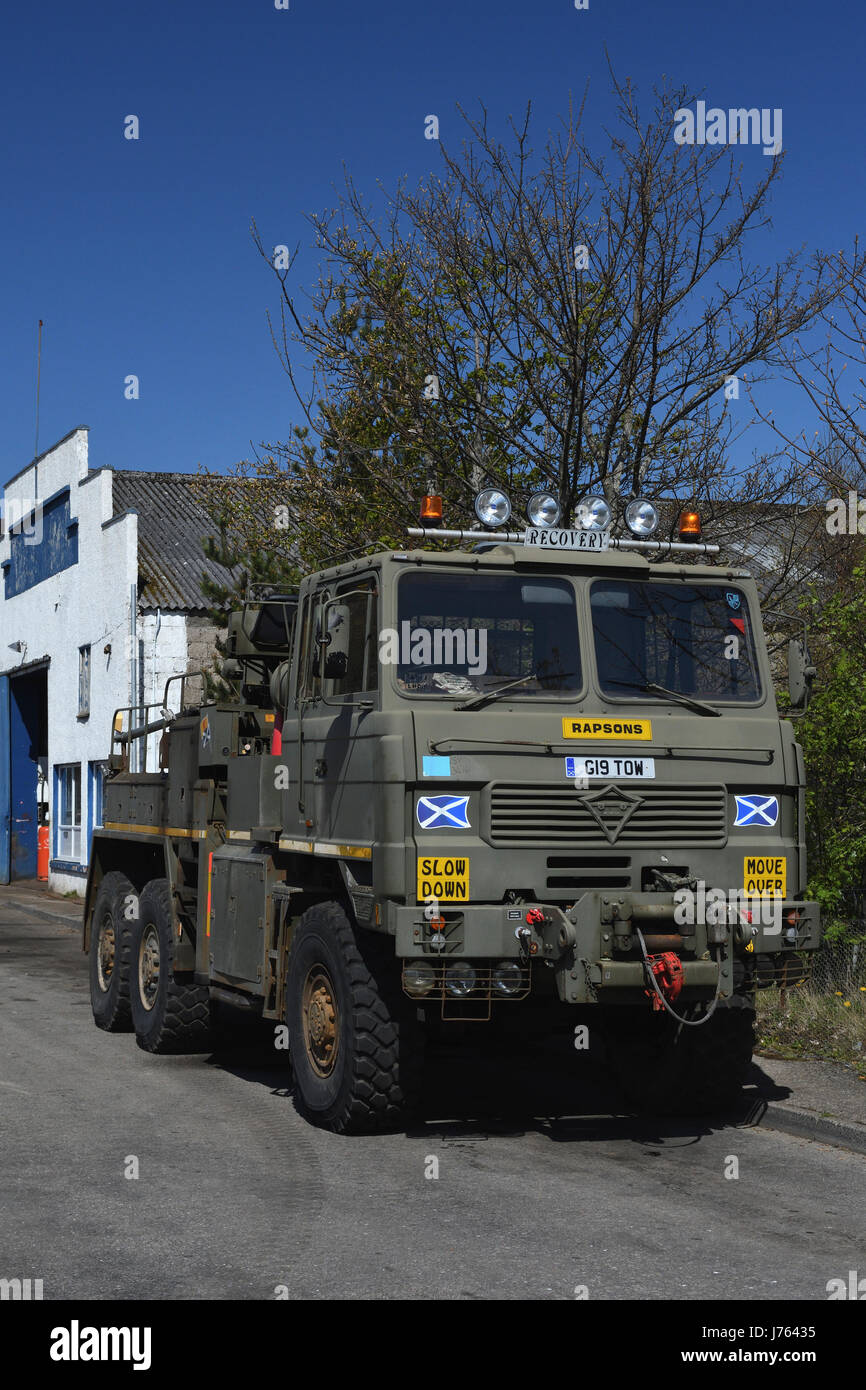 breakdown truck;recovery vehicle;old;helmsdale;sutherland;scotland ...