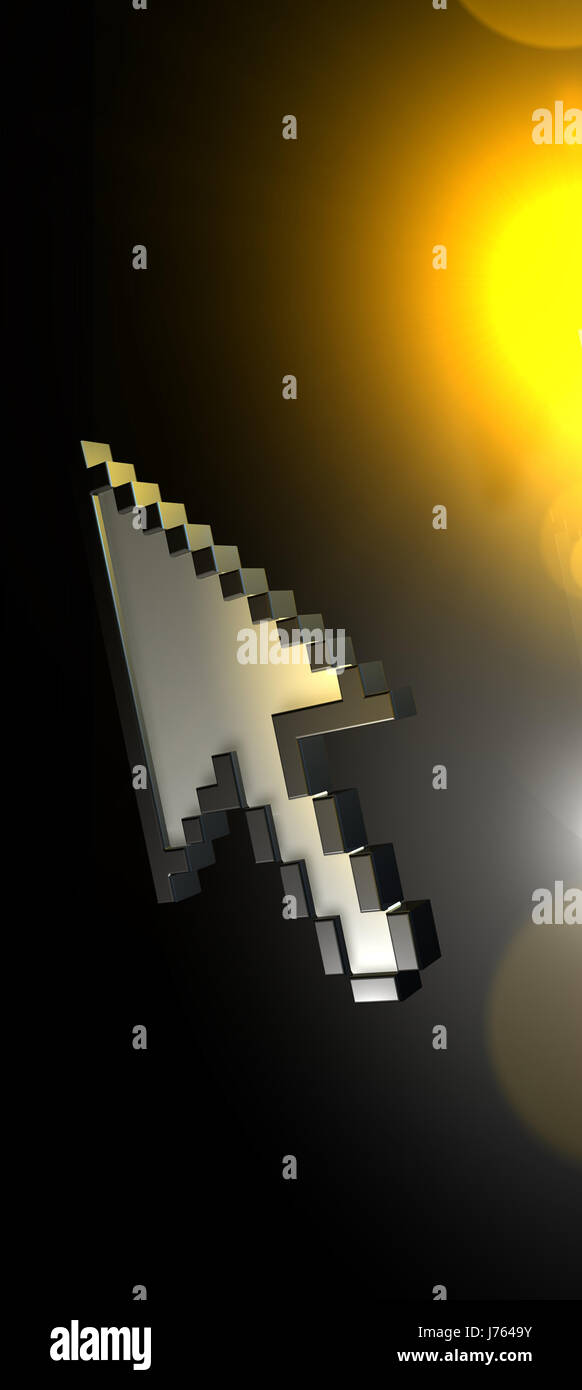 illustration cursor arrow computers computer graphic black swarthy ...