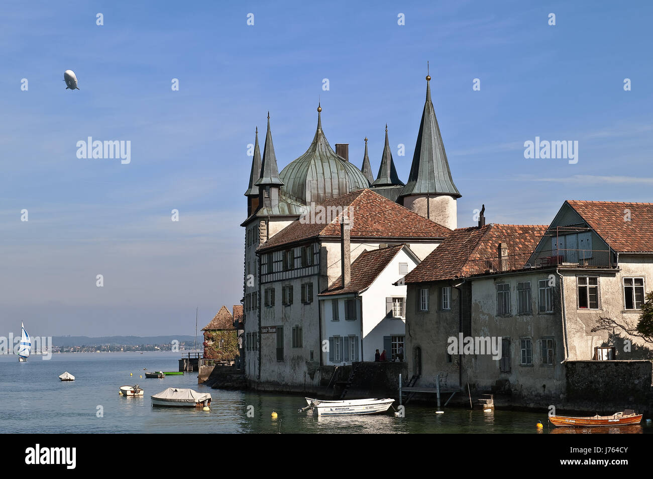 rhine switzerland lake constance zeppelin sailing boat sailboat rowing ...