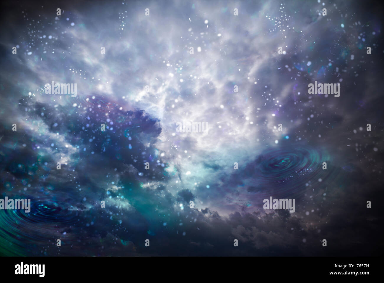 Nebula sky background Stock Photo - Alamy