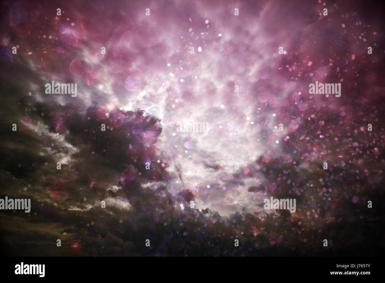 Nebula sky background Stock Photo - Alamy