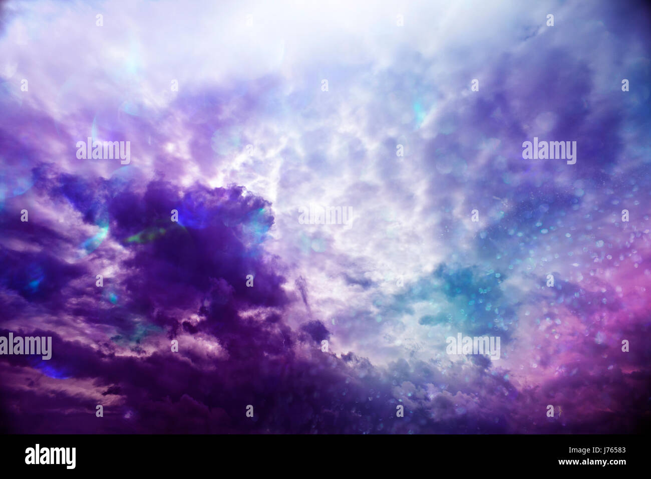 Nebula sky background Stock Photo - Alamy