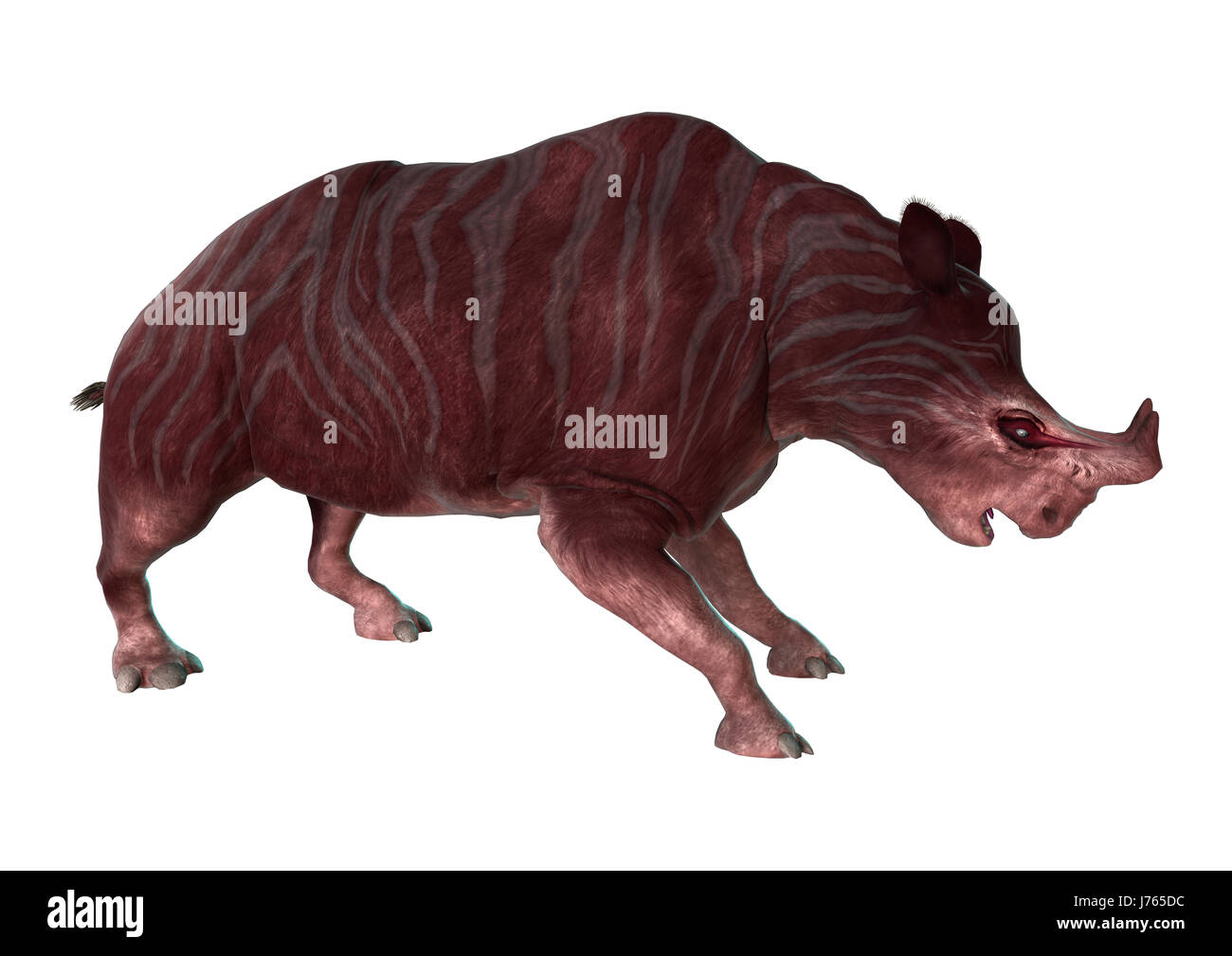 3D rendering of a fantasy Kiroi animal isolated on white background ...