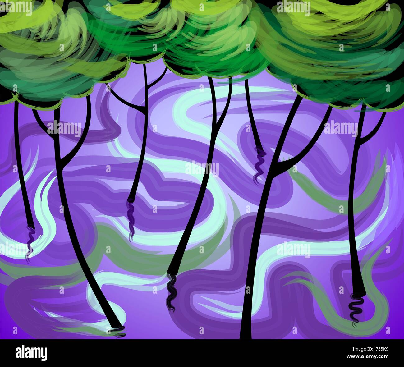tree backdrop background paintings water art colour graphic ...