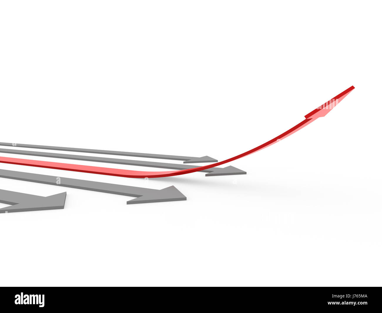 direction junction path way high pressure area grey gray arrow red sign ...