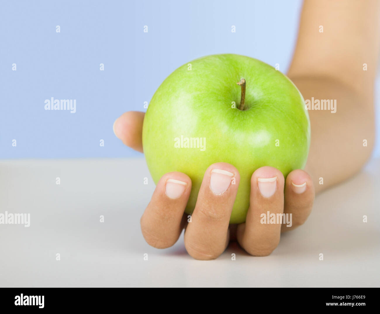 woman food aliment health fruit diet nutrition apple blue humans human ...