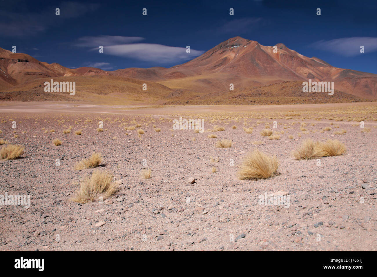 desert wasteland chile andes mountain vulcan volcano blue salt travel ...