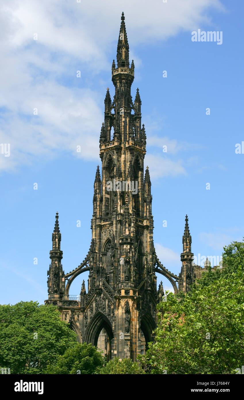 tower scotland scottish landmark edinburgh tower architectural monument ...