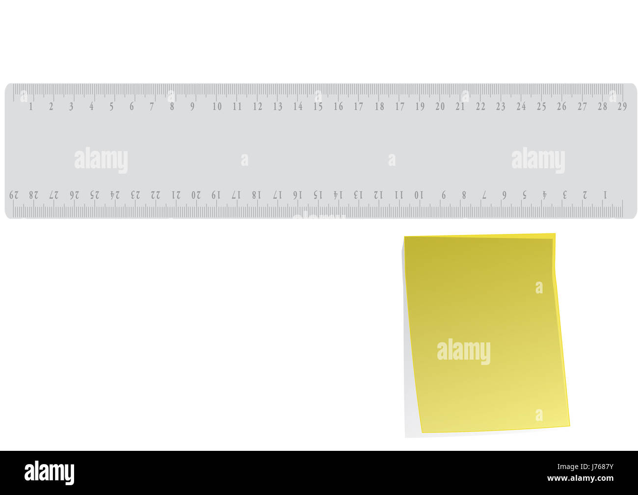 Ruler illustration hi-res stock photography and images - Alamy