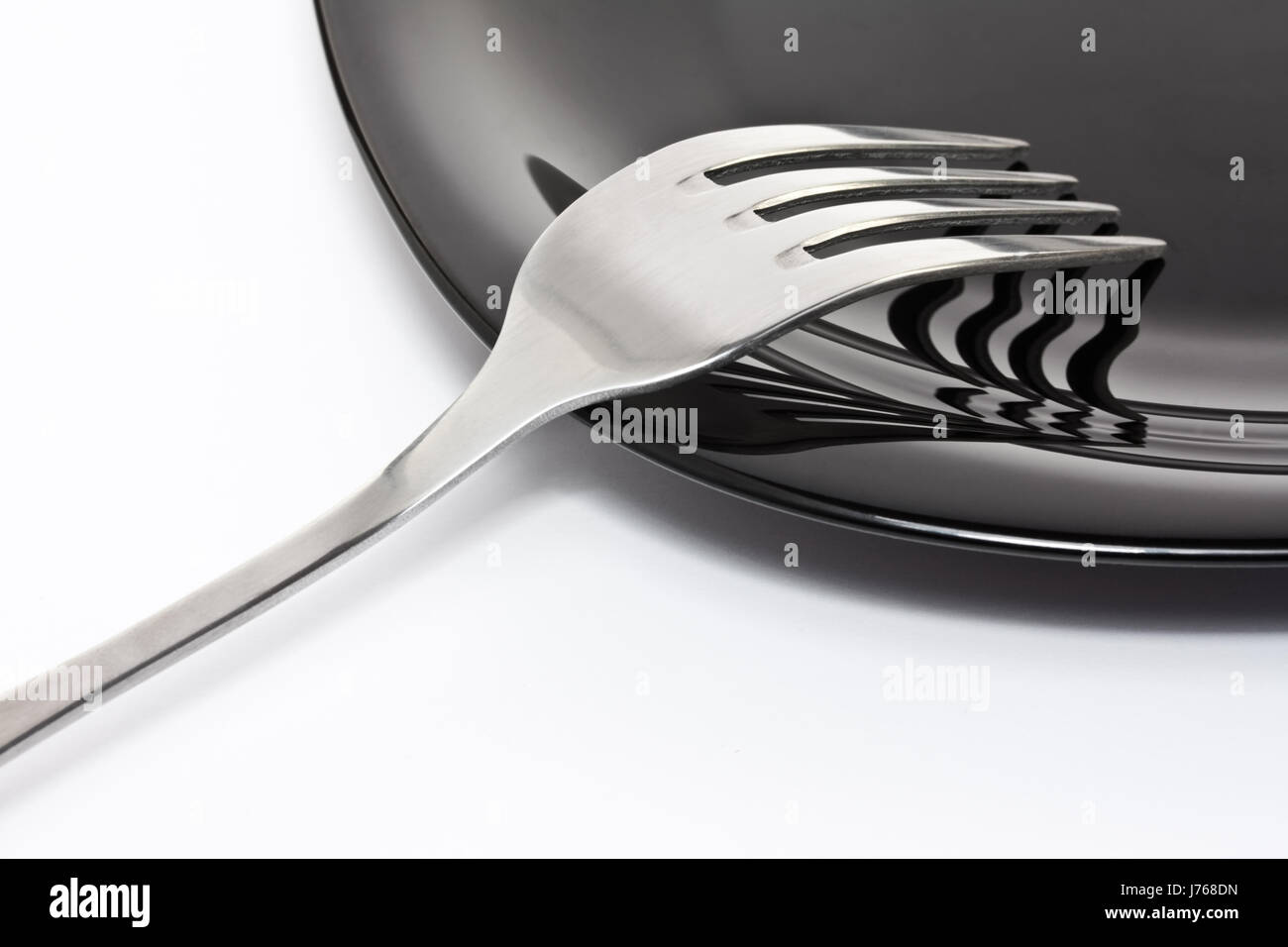 plate fork ceramics food dish meal supper dinner arranging eating eat ...