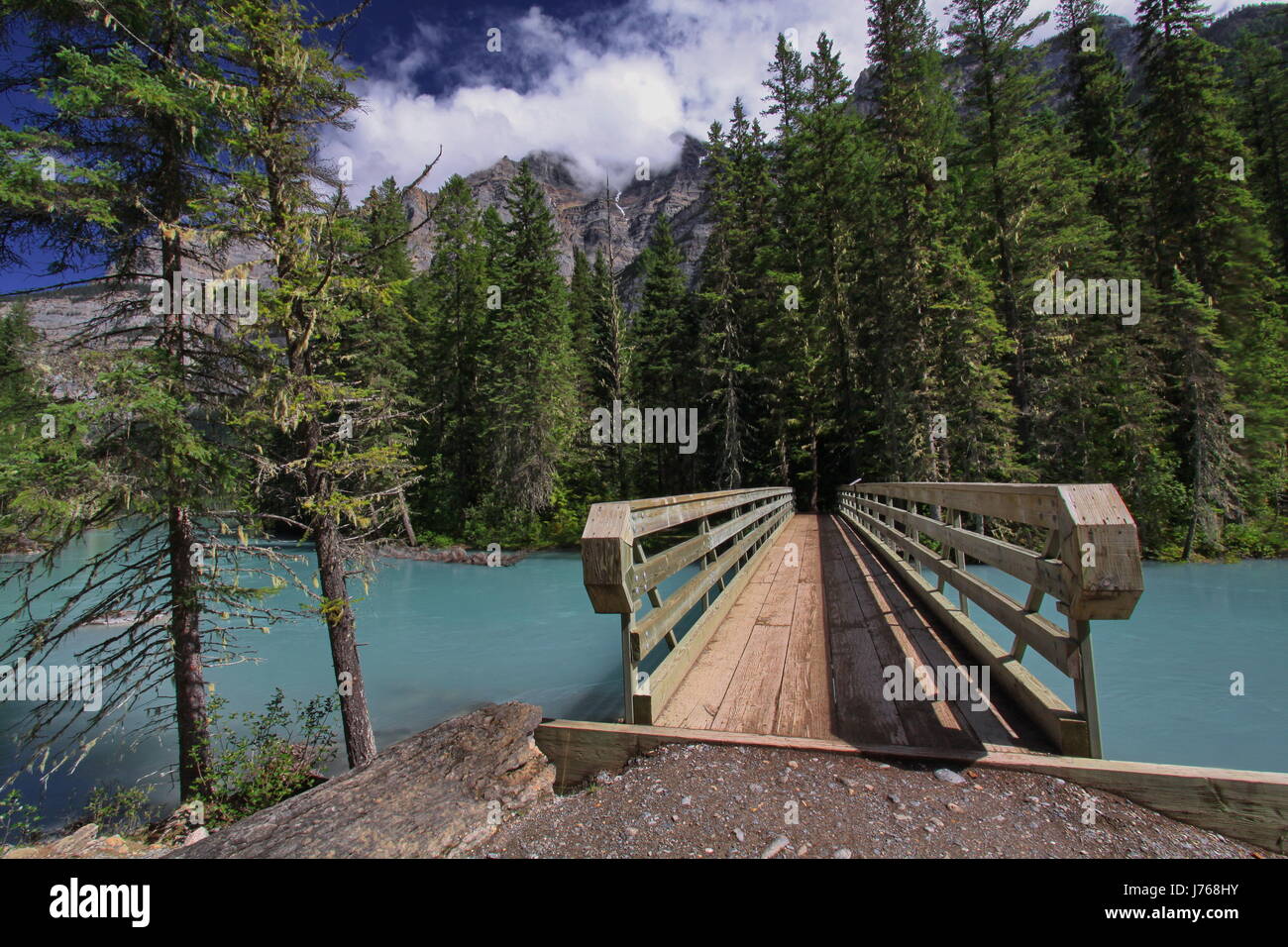 canada mountain lake salt water sea ocean water blue bridge shine ...