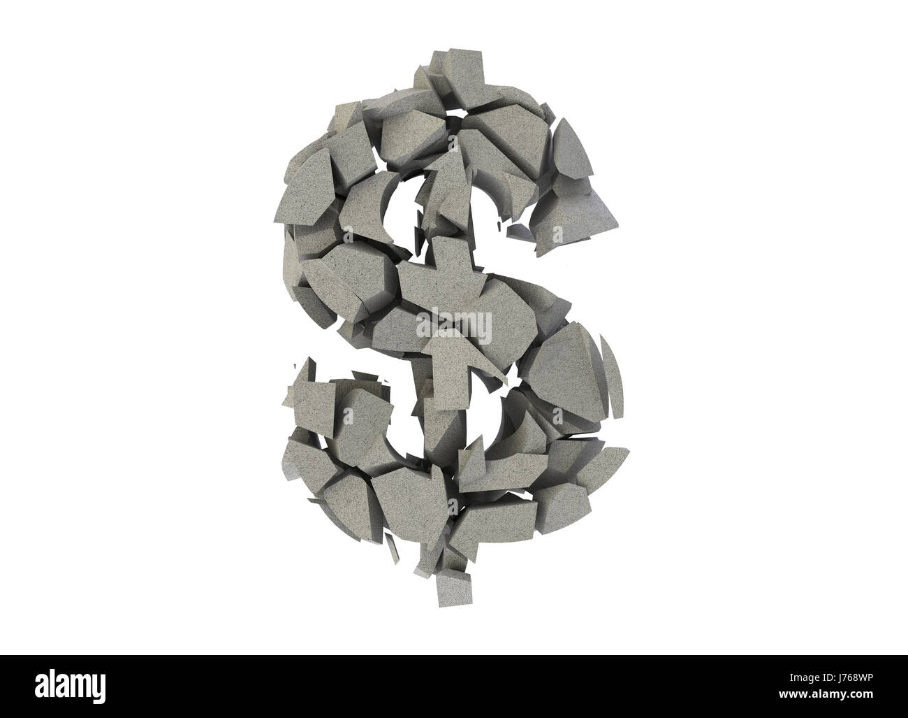 dollar dollars model design project concept plan draft stone broken ...
