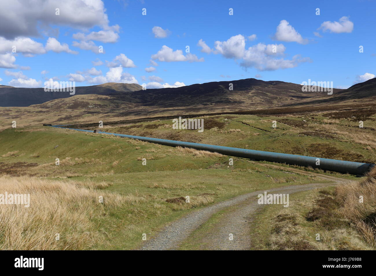 Pipeline diverting water from Loch Breaclaich to Lednock power station ...