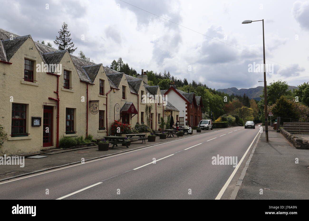 The Inn Bistro Strathyre Scotland May 2017 Stock Photo - Alamy