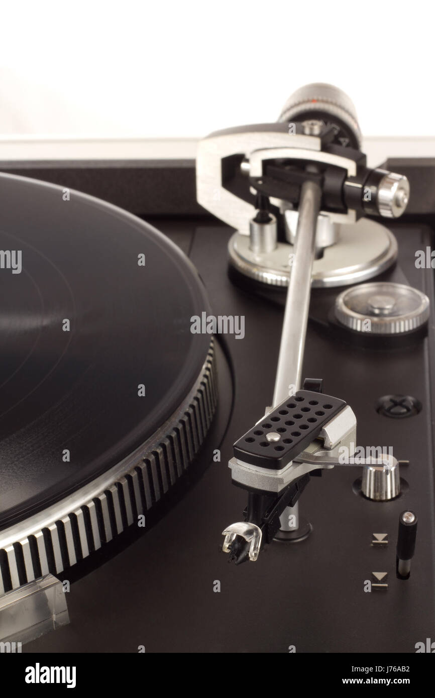 record record player tone arm retro pick-up music isolated engineering ...