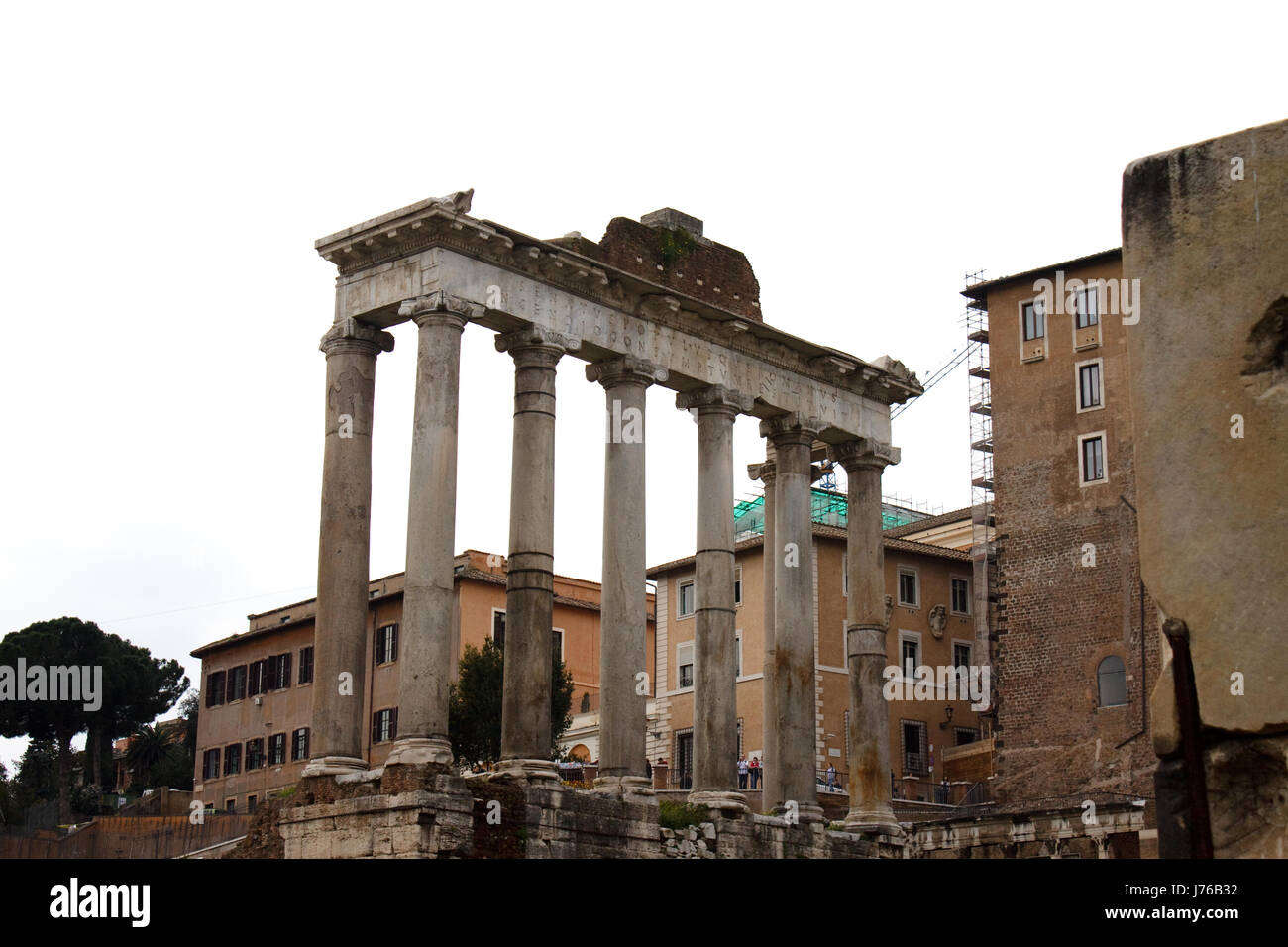 historical church temple city town art culture famous antique columns ...