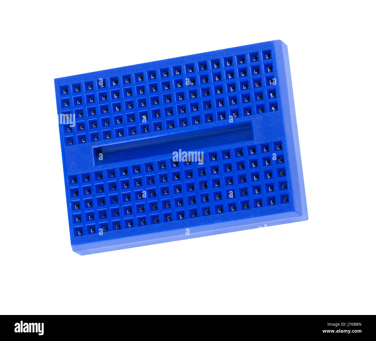 Mini Solderless Prototype Breadboard isolated Stock Photo - Alamy