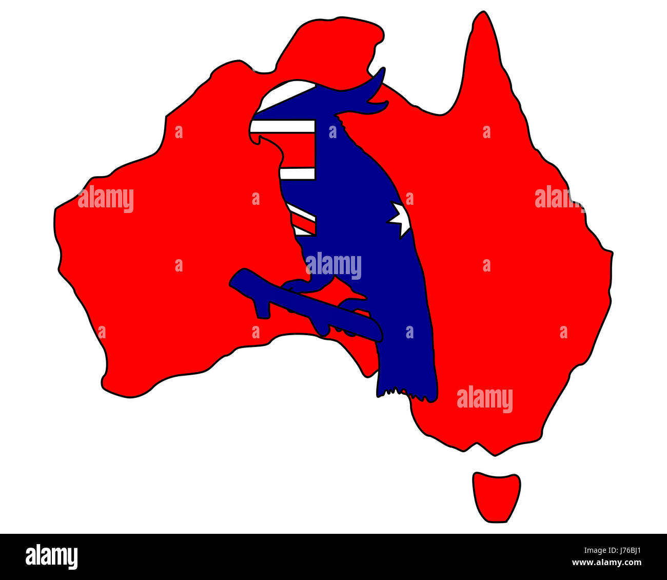 animal bird birds australia flag cockatoo sign signal blue optional ...