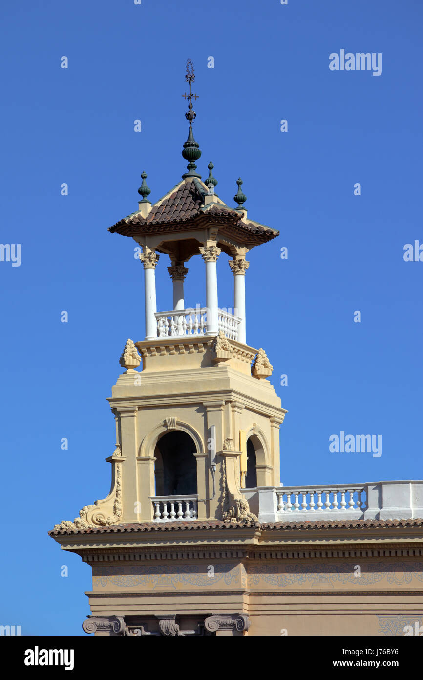 tower monument baroque arch spain blue tower architectural monument ...