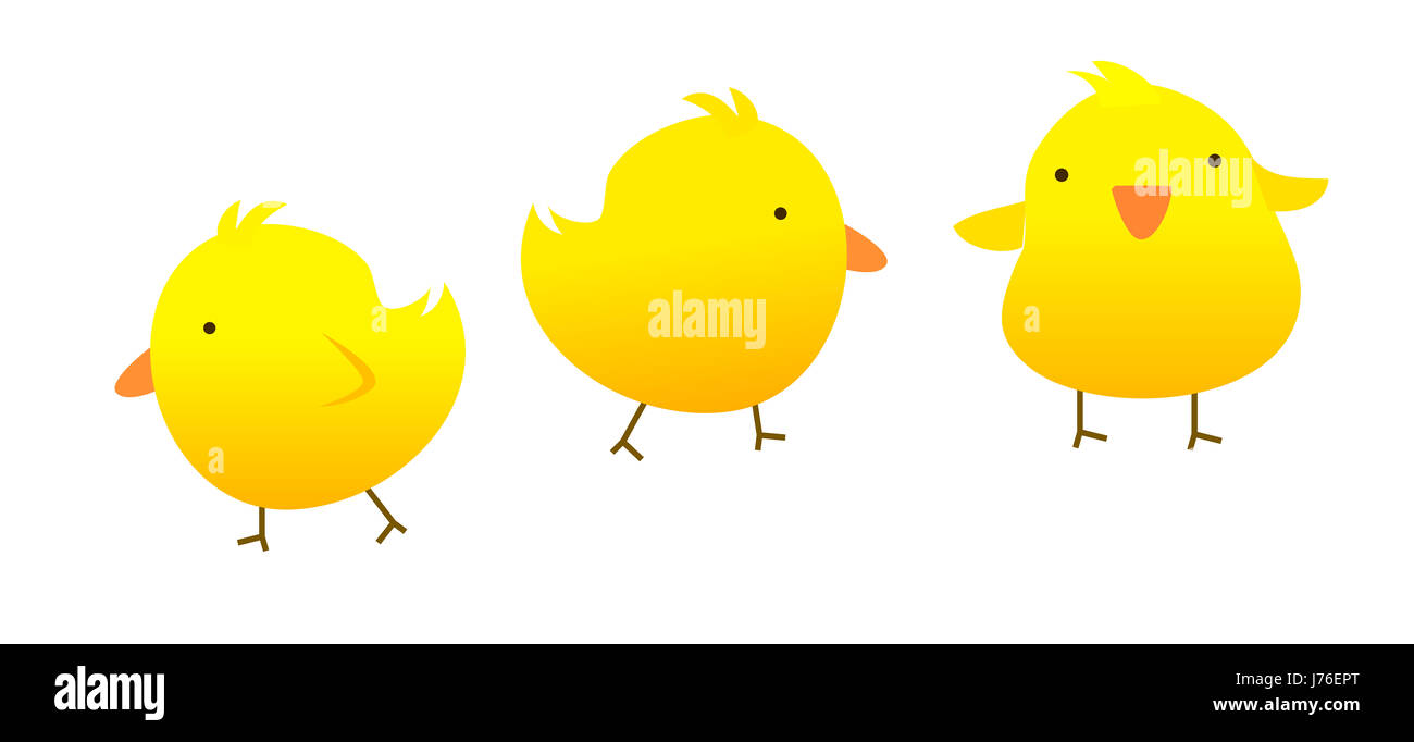 Cartoon chickens Cut Out Stock Images & Pictures - Alamy