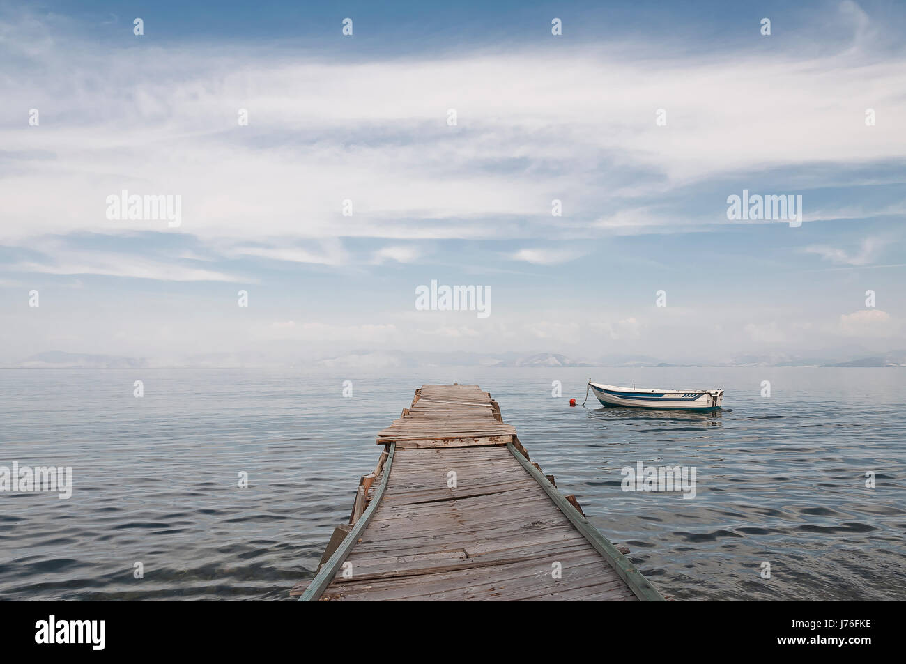 waves bridge rowing boat landing stage salt water sea ocean water ...
