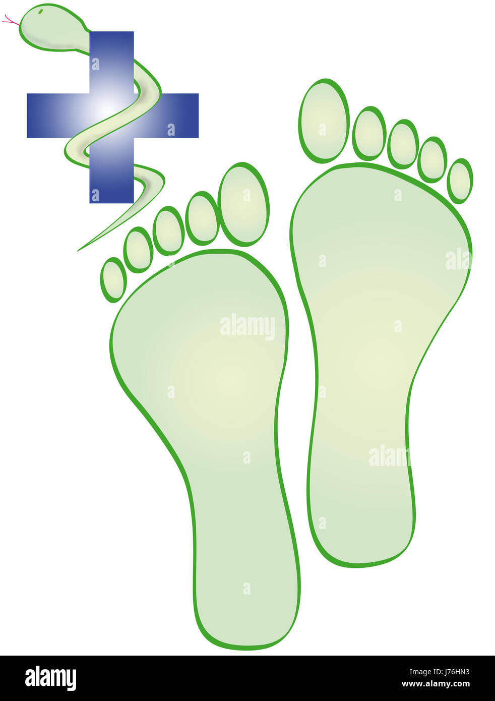 Medical footprints hi-res stock photography and images - Alamy