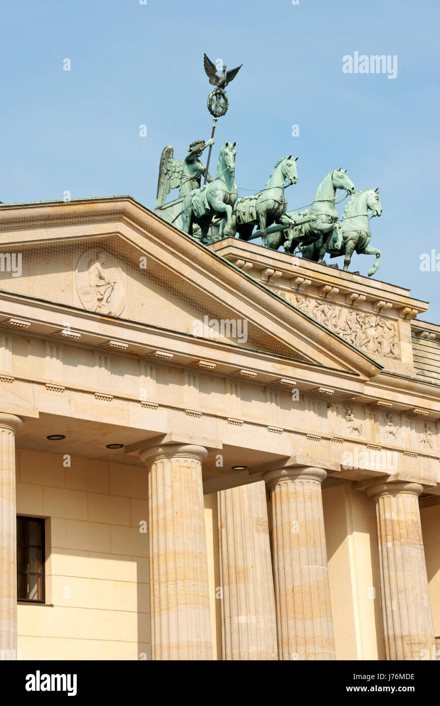 goal passage gate archgway gantry berlin germany german federal ...