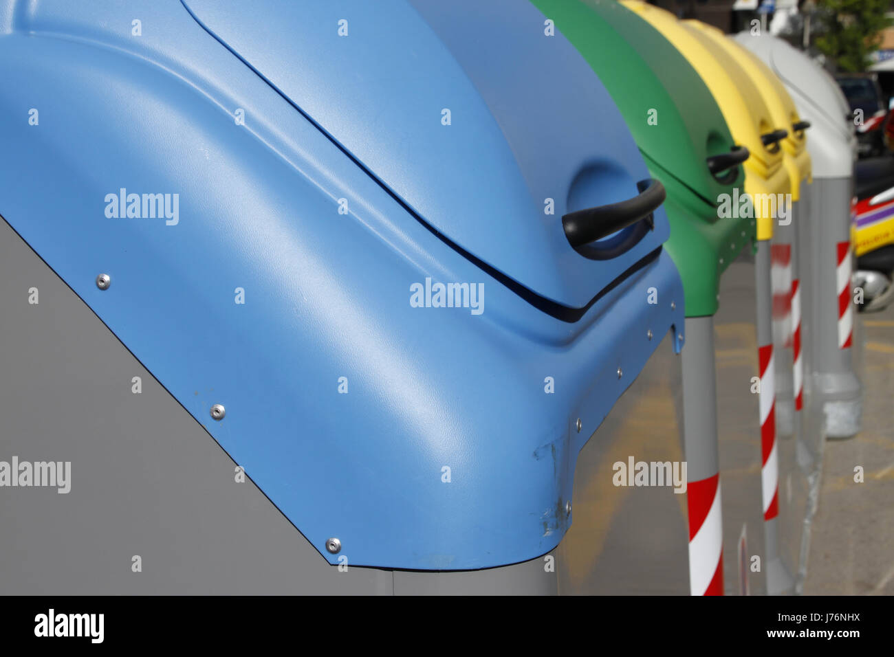 blue trash disposal disconnection mull refuse waste management ...