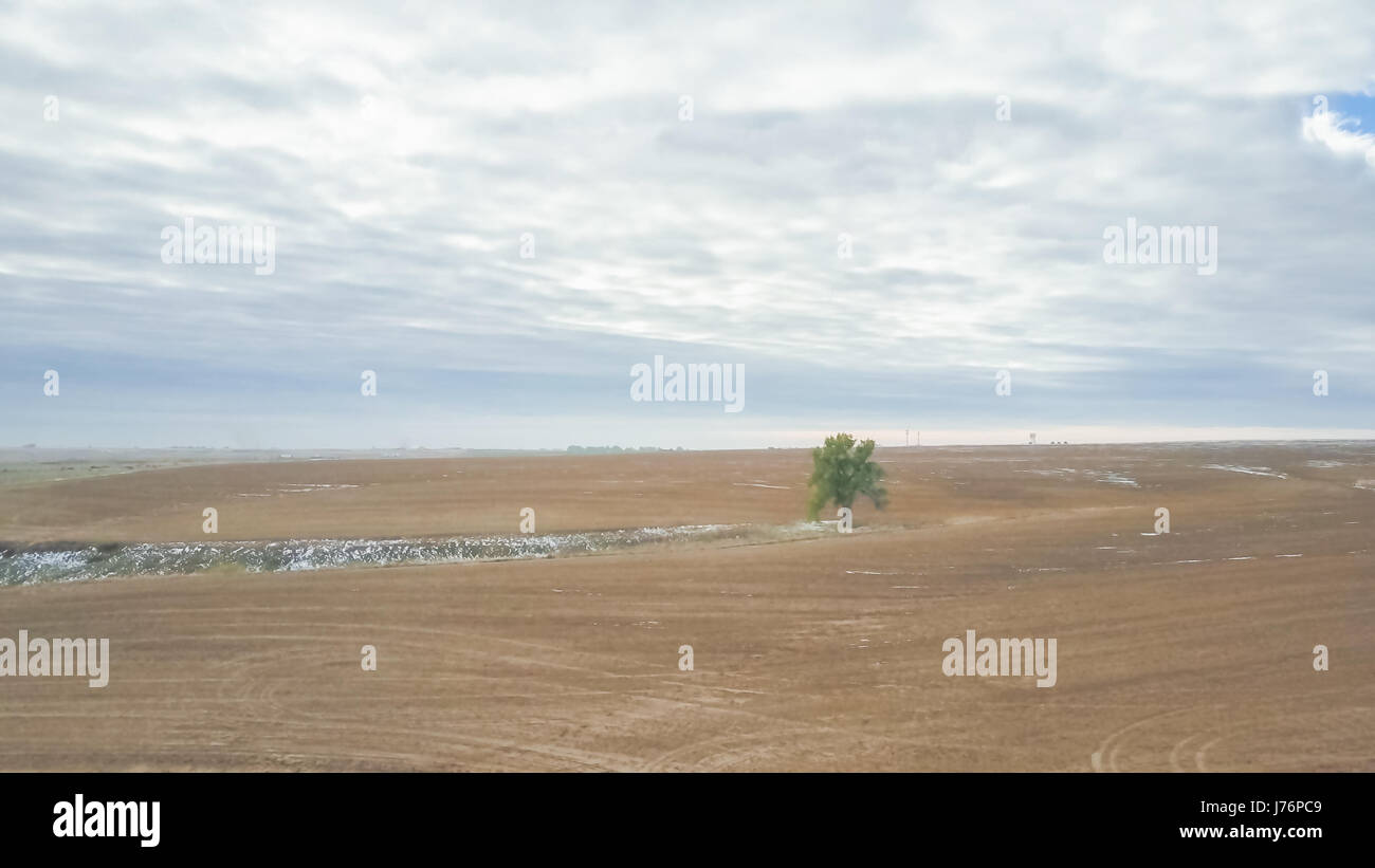 Arial view of the rural farmland in early Spring Stock Photo - Alamy