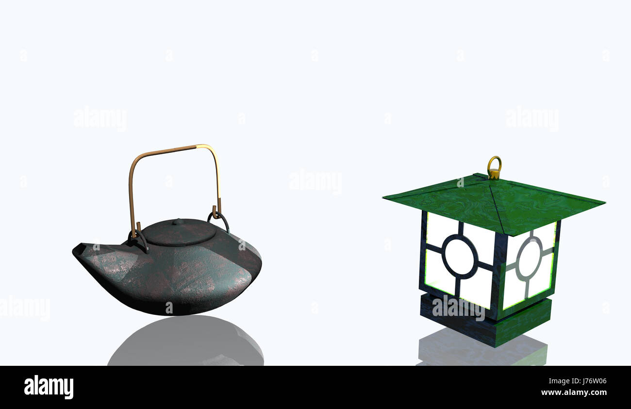 objects illustration japan backdrop background style objects garden ...