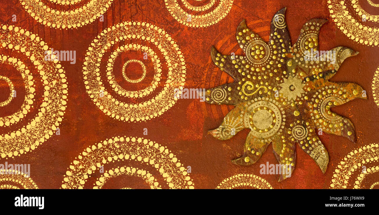 painting ornament collage painted pictogram symbol pictograph trade ...