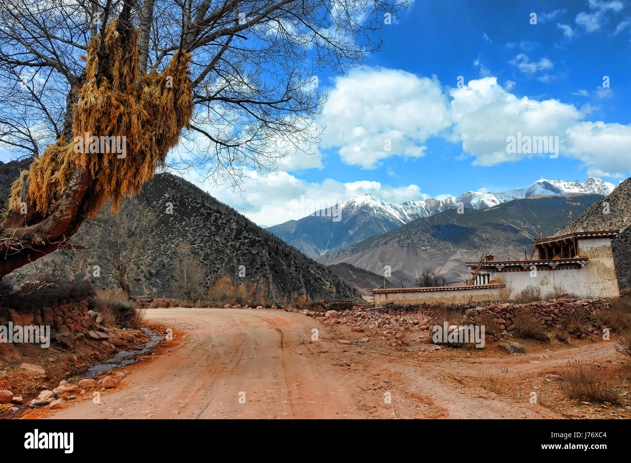 Beautiful scenery of Tibet，taken in China Stock Photo - Alamy