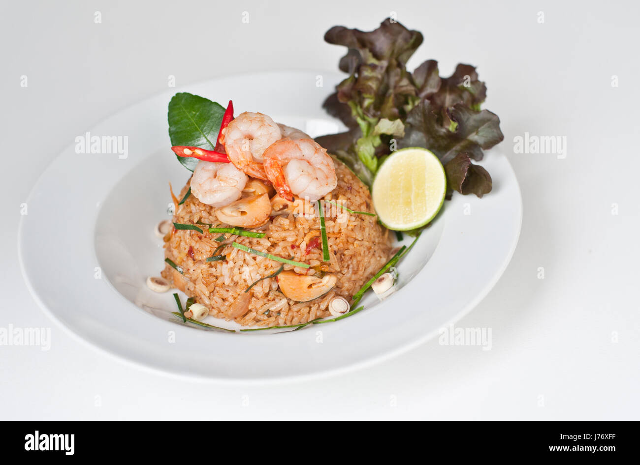 Fried rice with chili and prawns (Khao Pad Tom Yum Kung) / Thai Spicy ...