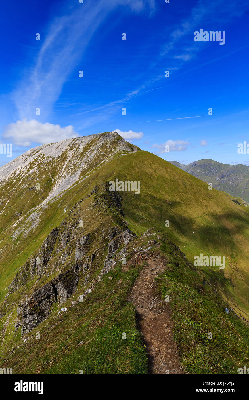 Devil's Ridge, Mamores Stock Photo - Alamy