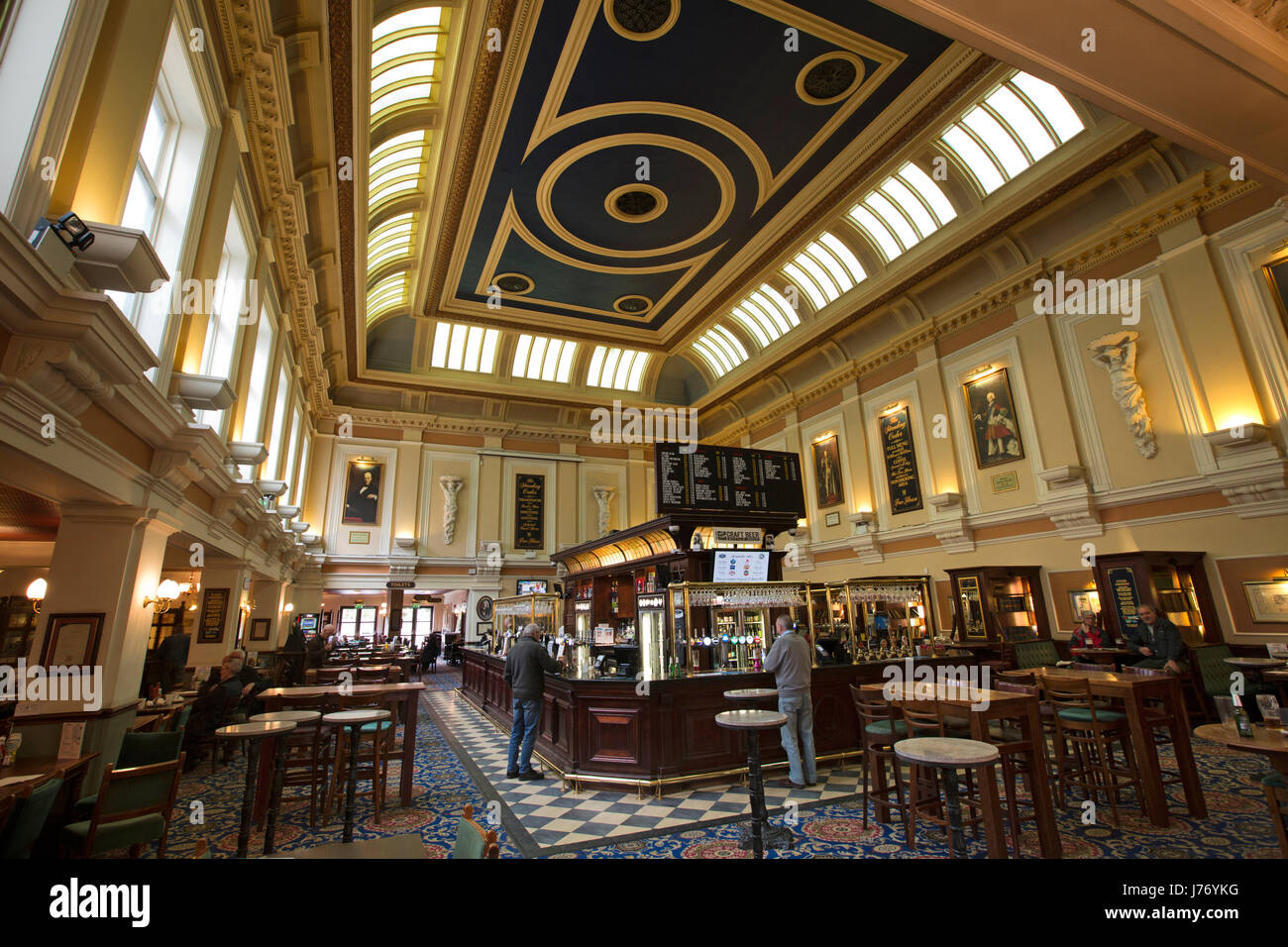 UK, England, Derbyshire, Derby, Iron Gate, Standing Order pub interior ...