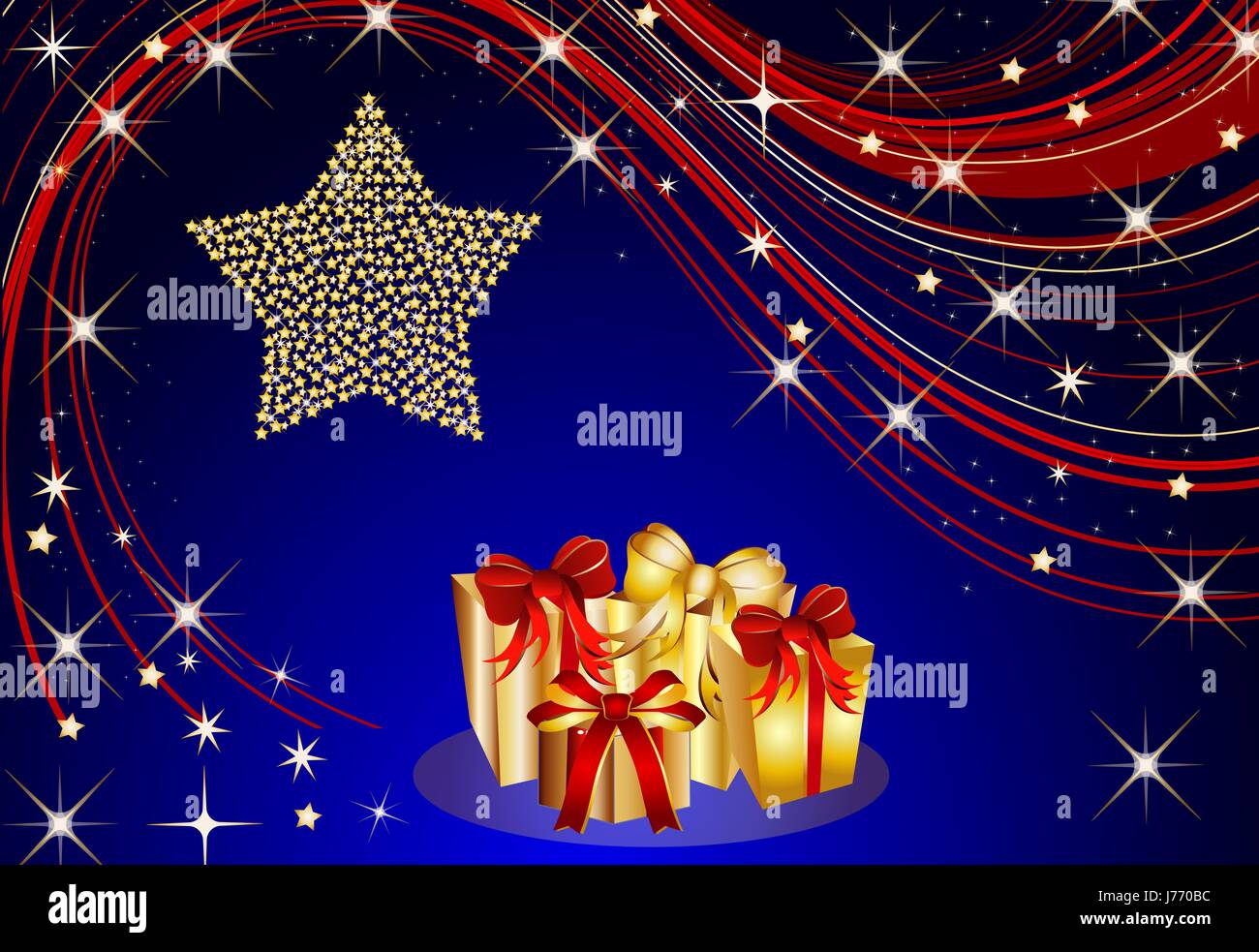 loop christmas card star backdrop background gold christmas xmas x-mas ...