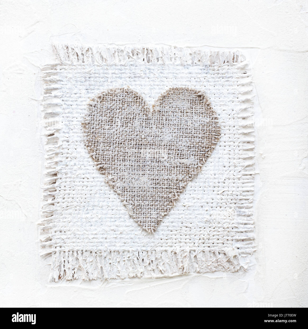 art painting jute painted love in love fell in love heart mother day ...