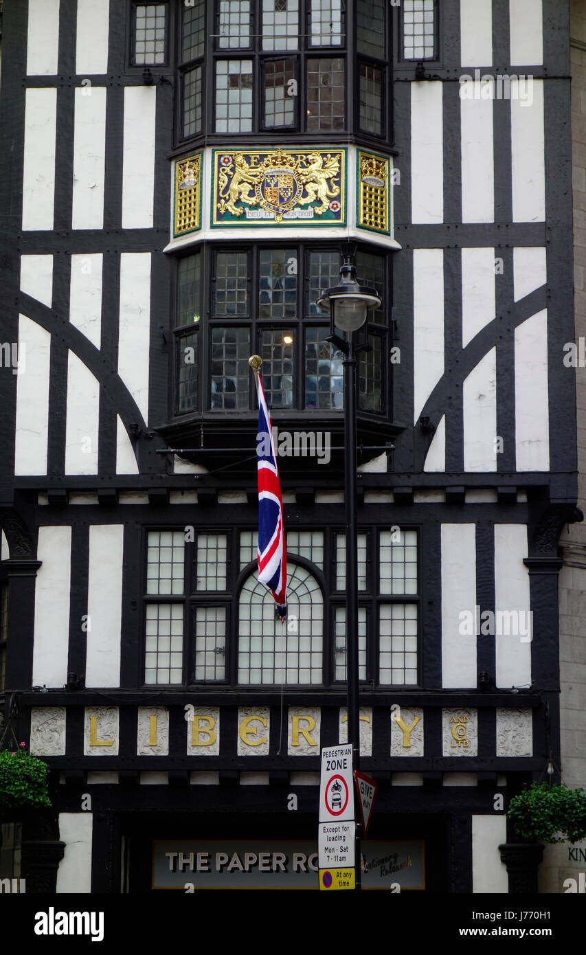 Liberty london store front hi-res stock photography and images - Alamy