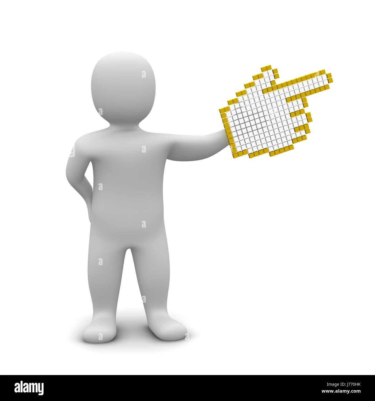 present indicate show hand pointer orange imagining cursor showing ...