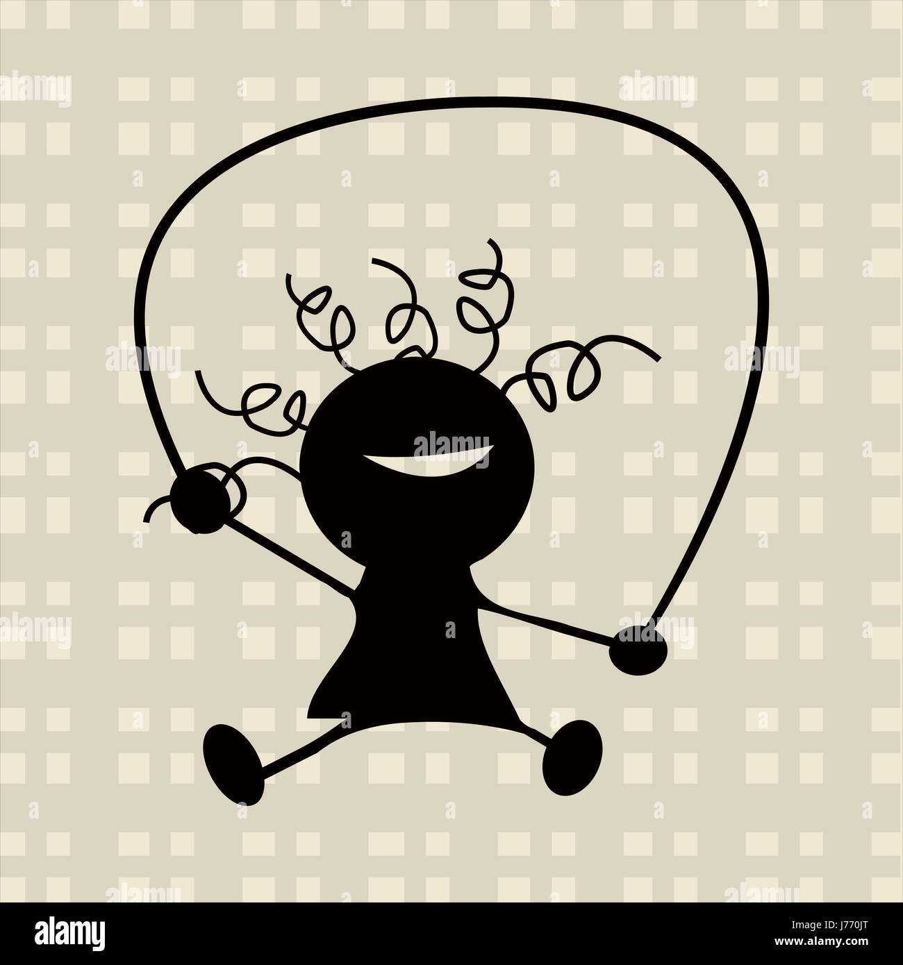art active action cartoon contour maddening pert coquettish cute child ...