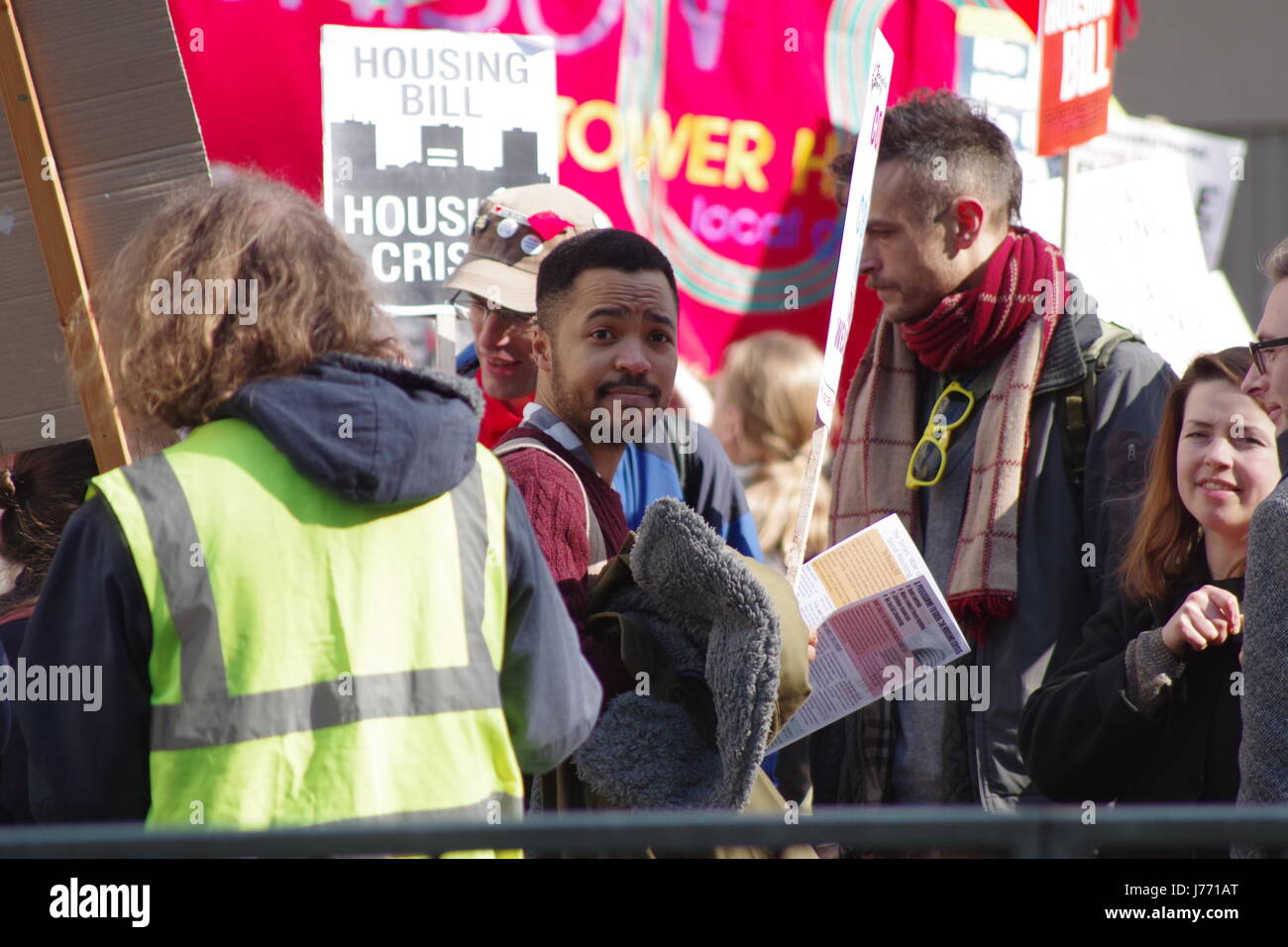 Housing protest in London 2016 Stock Photo - Alamy