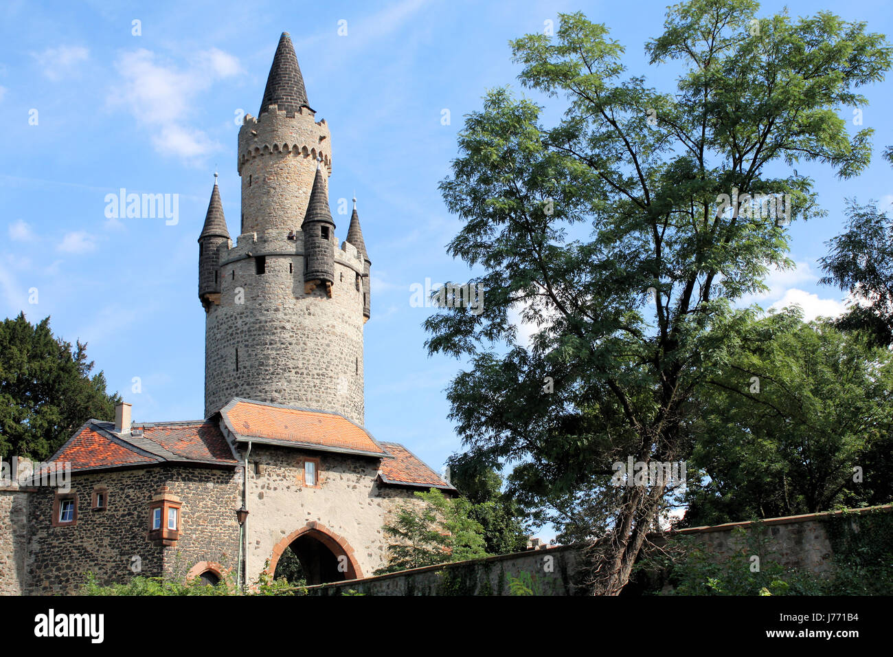 tower castle gate watchtower chateau castle tower historical stone goal ...