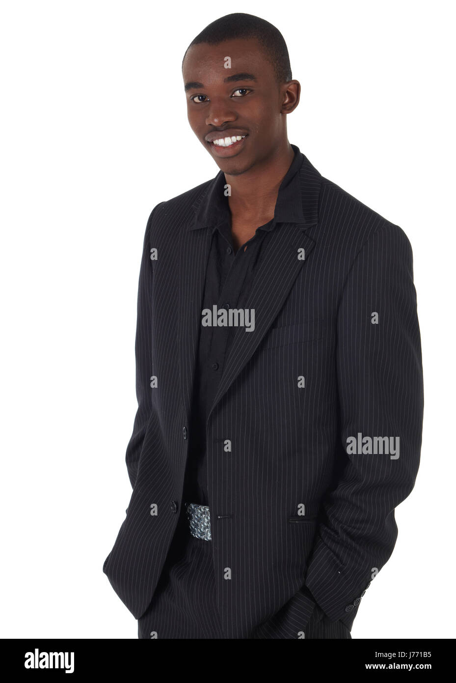 male masculine black swarthy jetblack deep black African business man ...