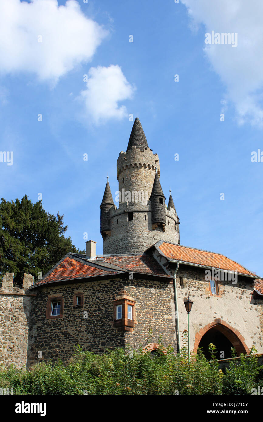 tower castle gate watchtower chateau castle tower historical stone goal ...