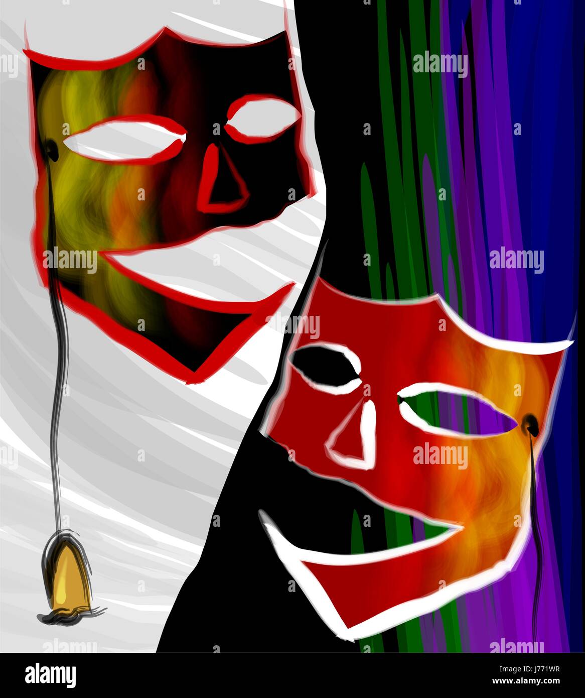 painting swirl mask art graphics colour illustration paint expression ...