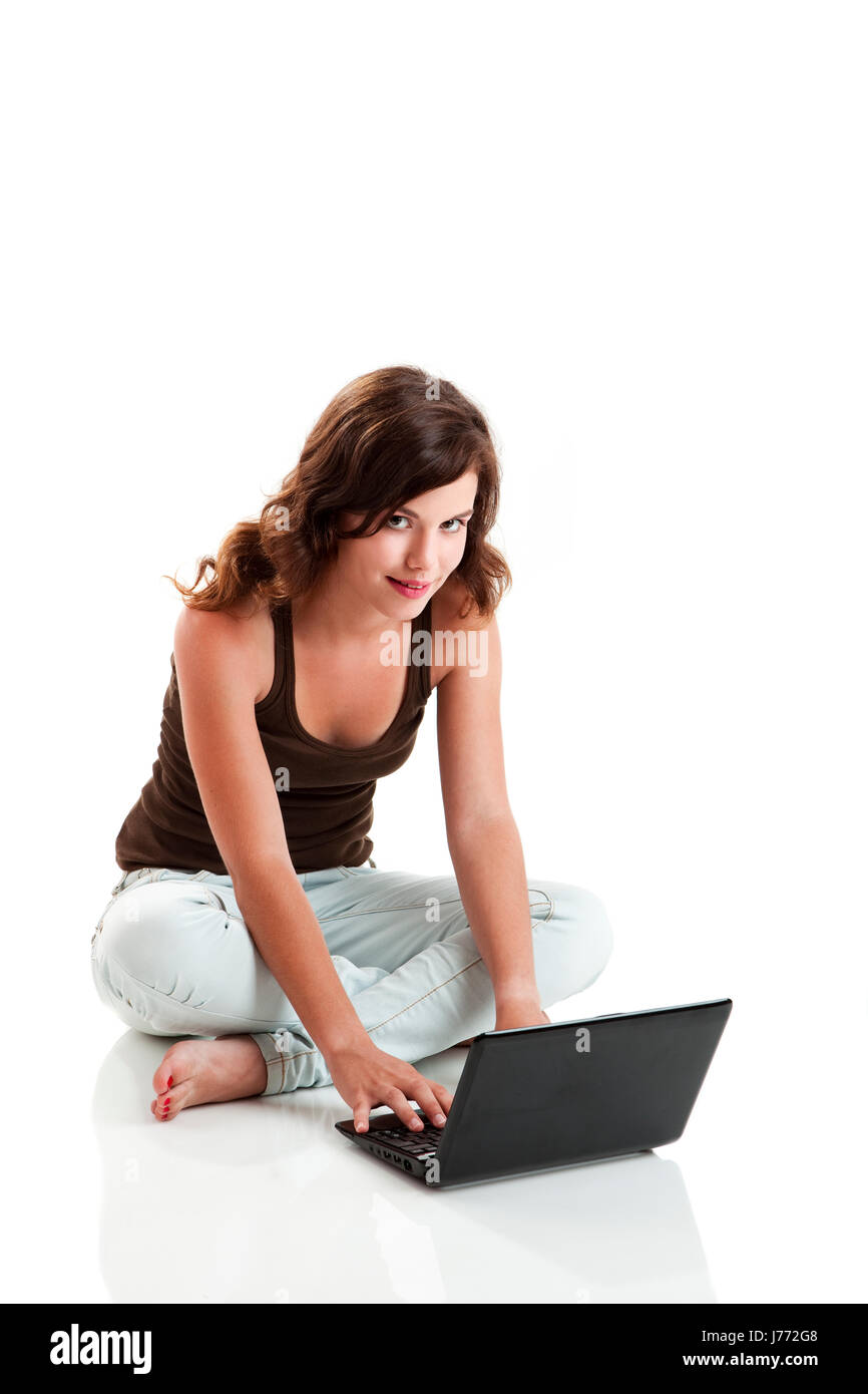 Lifestyle teen learning candid Cut Out Stock Images & Pictures - Alamy