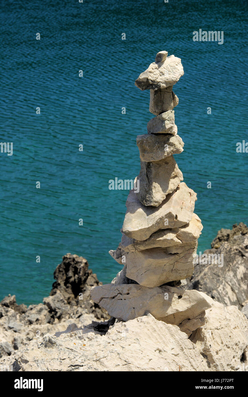 pebble tower - tower from pebbles 24 Stock Photo - Alamy